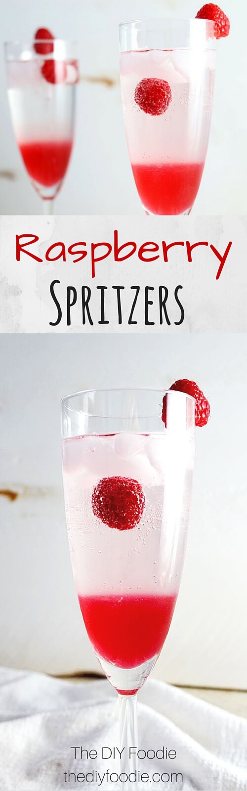 Raspberry Spritzers – The DIY Foodie